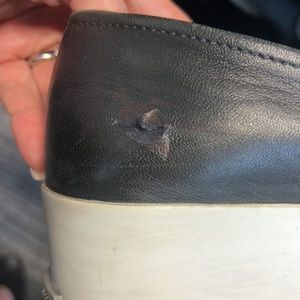 Miu Miu | Shoes | Miu Miu Silver Toe Cap Platform Slipon Sneakers In ...